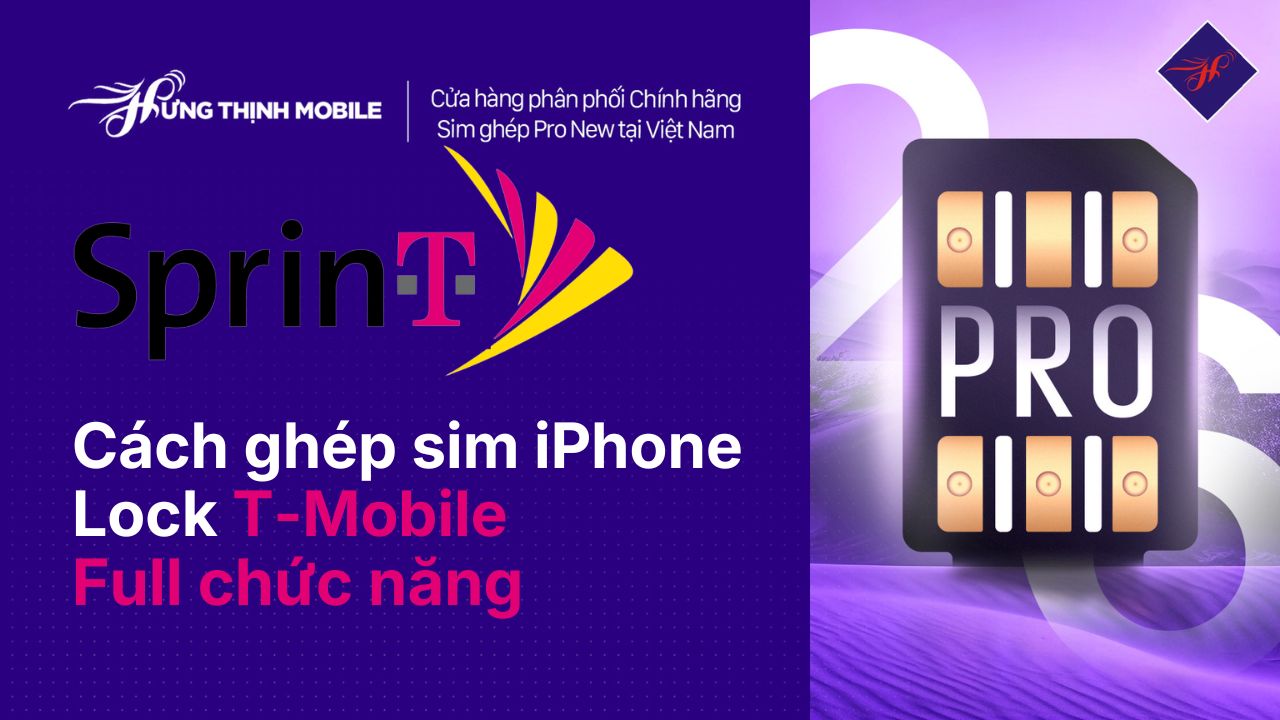 Cách ghép sim iPhone Lock mạng T-Mobile Full chức năng dễ làm
